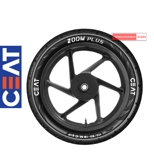 110/90-18 Ceat Zoom Plus 61P Tube Type Tyre Rear Fitment - 2wheelerspares